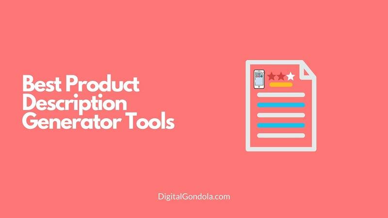 11 Best Online Store Description Generator Tools | 2023 - Digital Gondola